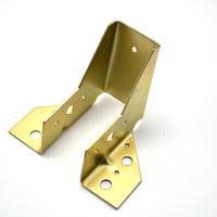 China Stainless Steel OEM CNC Hardware Components Galvanized Timber Connector Angle L Bracket Beam Support Builders for sale
