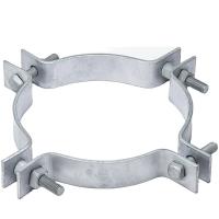 China Stainless Steel Pull Band Fixed Clamp for Power Accessories of OEM CNC Hardware Parts for sale