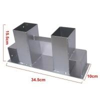 China Precision Hardware Products Galvanized Steel Fence Post Anchorage Screws with Plating for sale