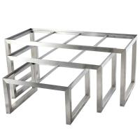 China Stainless Steel Furniture Stand OEM CNC Hardware Parts Custom Adjustable Table Legs for sale