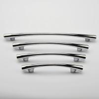 China OEM CNC Hardware Parts Polished Chrome Arch Cabinet Pull with Stamped Stainless Steel for sale