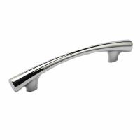 China OEM CNC Hardware Parts Polished Chrome Arch Cabinet Pull with Stamped Stainless Steel for sale