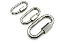China Stamping Process Stainless Steel Trailer Chain Hook Climbing Buckle Clip Rigging Hardware for sale