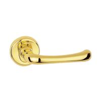 China Stamping Process Door Lock Hardware in Zinc Alloy Aluminum Alloy and Polished Brass for sale