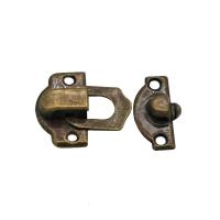 China Custom Antique Metal Locks Curved Buckle Corner Locks for Stamping and Powder Coating for sale