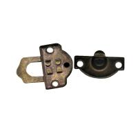 China Custom Antique Metal Locks Curved Buckle Corner Locks for Stamping and Powder Coating for sale