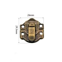 China Custom Antique Metal Locks Curved Buckle Corner Locks for Stamping and Powder Coating for sale