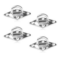 China OEM CNC Hardware Parts Stainless Steel Eye Plate Mounting Buckle And Spinner Hardware Kit for sale