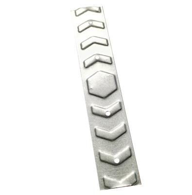 China Corrugated Brick Cable Ties Laser Cutting Parts with Stamping Process Stainless Steel for sale