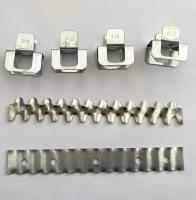 China Corrugated Brick Cable Ties Laser Cutting Parts with Stamping Process Stainless Steel for sale