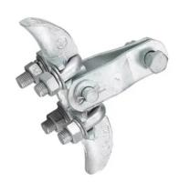China Precision Hardware Products Galvanized Cable Suspension Clamp with Stamping Process for sale