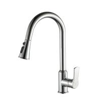 China Kitchen Accessories Hardware Single Handle in Stainless Steel with Powder Coating for sale