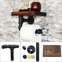China Stainless Steel Toilet Paper Holder And Shelf Wall Mounted For Bathroom Functionality for sale