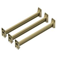 China Polishing Bedroom Furniture Hanger Tube Support for Wardrobe Accessories Hardware for sale