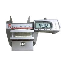 China OEM CNC Hardware Parts F-Shaped Glass Panel Clamp with and Stainless Steel Material for sale