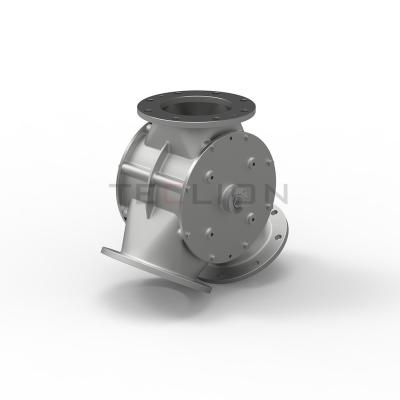 China Return Pneumatic Conveying Valves Diverter Gate For Material Handling System for sale