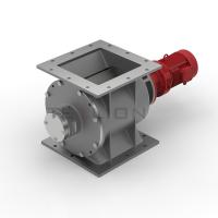 China DN100-DN500 Port Size Scraper Valve for Sticky Adhesive Powders and Granular Products for sale