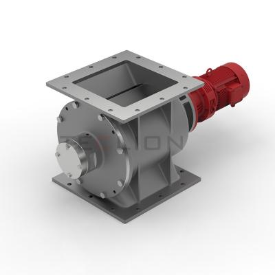 China DN100-DN500 Port Size Scraper Valve for Sticky Adhesive Powders and Granular Products for sale