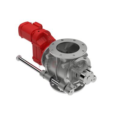 China Pellet Airlock Rotating Star Valve Rotary Feeder Low Temperature for sale