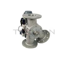 China Three Way Pneumatic Diverter Valve Gate Actuator DN350 OBM for sale