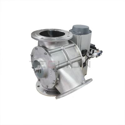 China Industrial Electric 3 Way Gravity Diverter Flap Valve For Chemical Industry for sale
