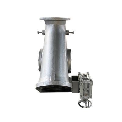 China DN200 Diverter Gate Actuator valve For Gravity Flow Material Control for sale