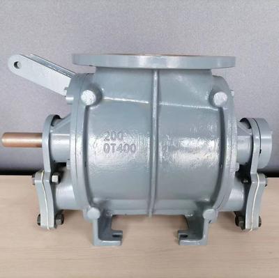 China DN100-DN350 Port Size Pneumatic Blow-Through Airlock Feeder for Smooth Material Flow for sale