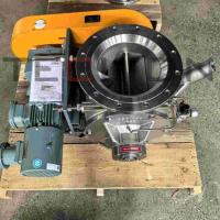 China 6L 304SS Stainless Steel Rotary Feeder Valve With Exhaust Hopper for sale