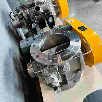 China Performance optimization of corrosion-resistant rotary air valve lock feeder, a key equipment for powder conveying system in cement industry for sale