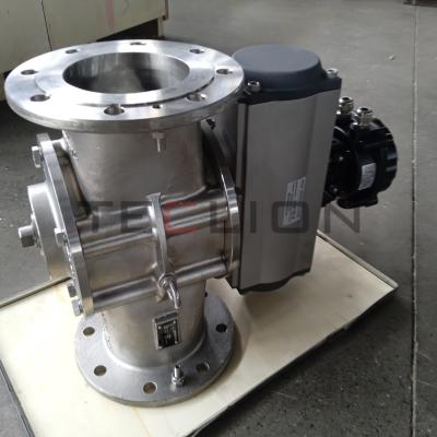 China Conventional Configuration Standard Stainless Steel Pneumatic Diverter Valve for sale