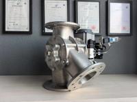 China Stainless Steel Three-way Diverter Valve For Pneumatic Conveying Of Powder Or Particles for sale