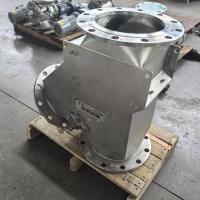 China DN250 Caliber Swing Plate Flap Type Gravity Drop Feeding Diverter Valve for sale