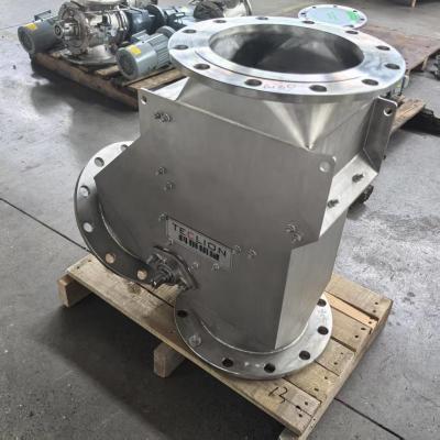China DN250 Caliber Swing Plate Flap Type Gravity Drop Feeding Diverter Valve for sale