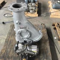 China Solid two-way pendulum diverter valve made of cast iron material for powder and granular for sale