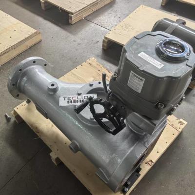 China Ductile Iron Wear-Resistant Two-Way Pneumatic Solid Bulk Material Diverter Valve for sale
