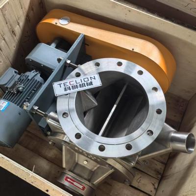 China Pneumatic Dilute Phase Conveying 10 T/ h PP Plastic Particle Rotary Airlock Valve for sale