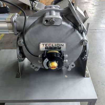 China Dual channel full bore cast aluminum diverter valve for powder and granular for sale