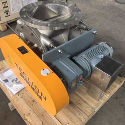 China Stainless steel star shaped discharging rotary airlock valve for powders for sale