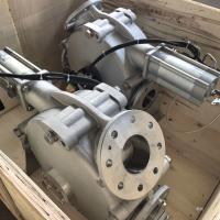 China Dual channel casting aluminum diverter valve for pneumatic conveying for sale