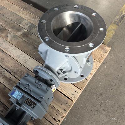 China Cast iron material packing sealed air lock rotary valve feeder for sale