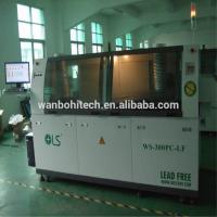 China Double Wave Soldering Equipment , Standard Computer Control DIP Soldering Machine for sale
