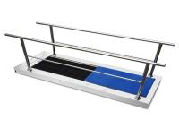 China AC 220V SS Handrail 1 Meter Shoe Sole Cleaner Machine for sale