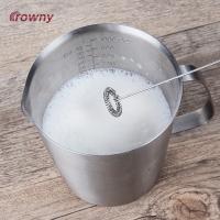 China Handheld Electric Milk Frother Stainless Steel 304 Whisk Head With Stand, Cappuccino Coffee Mixer for sale
