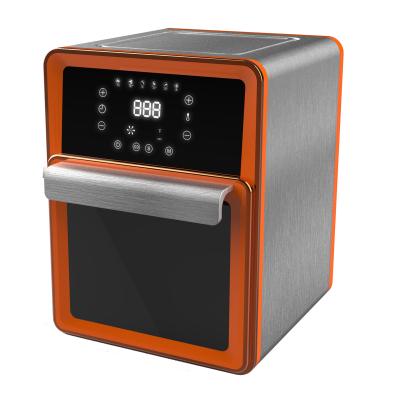 China Easy Clean Hot Air Fryer Oven Black / Blue / Orange Color With Internal Light for sale