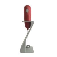 China Button Type Electric Coffee Mixer Milk Frother  cappuccino maker with plastic rack for sale