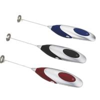 China Plastic Housing Electric Coffee Mixer Handheld Cappuccino Milk Frother With Stand for sale