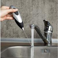 China Plastic Housing Electric Coffee Mixer Handheld Cappuccino Milk Frother With Stand for sale