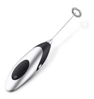 China Plastic Housing Electric Coffee Mixer Handheld Cappuccino Milk Frother With Stand for sale