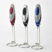 China Handheld Electric Milk Frother Stainless Steel 304 Whisk Head Coffee Cappuccino Maker for sale