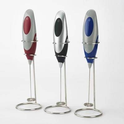 China Handheld Electric Milk Frother Stainless Steel 304 Whisk Head Coffee Cappuccino Maker for sale